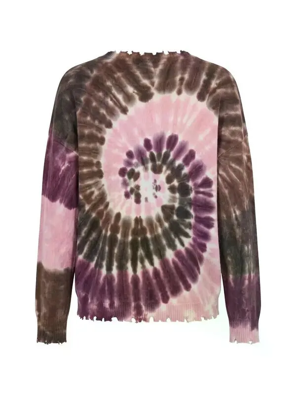 KUJTEN Tie-dye Cashmere Sweater