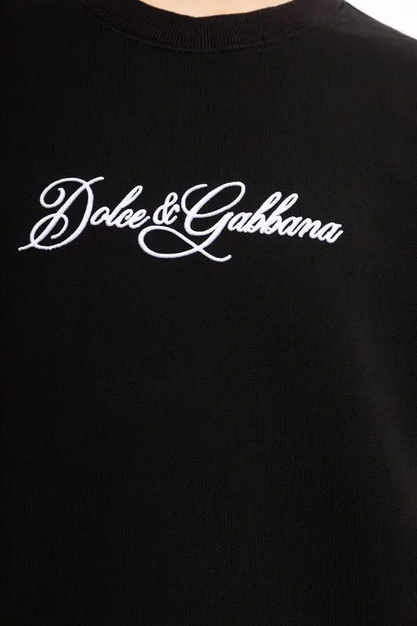 Dolce & Gabbana Sweatshirt With Embroidered Logo
