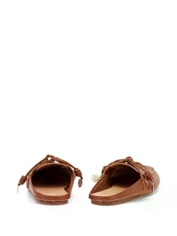 ANCIENT GREEK SANDALS Naveta Lace-up Ballet Flats