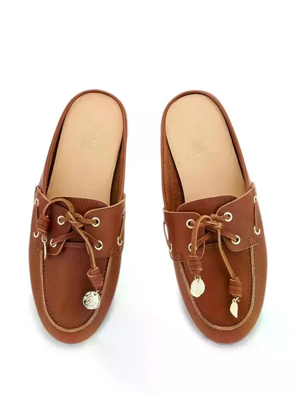 ANCIENT GREEK SANDALS Naveta Lace-up Ballet Flats