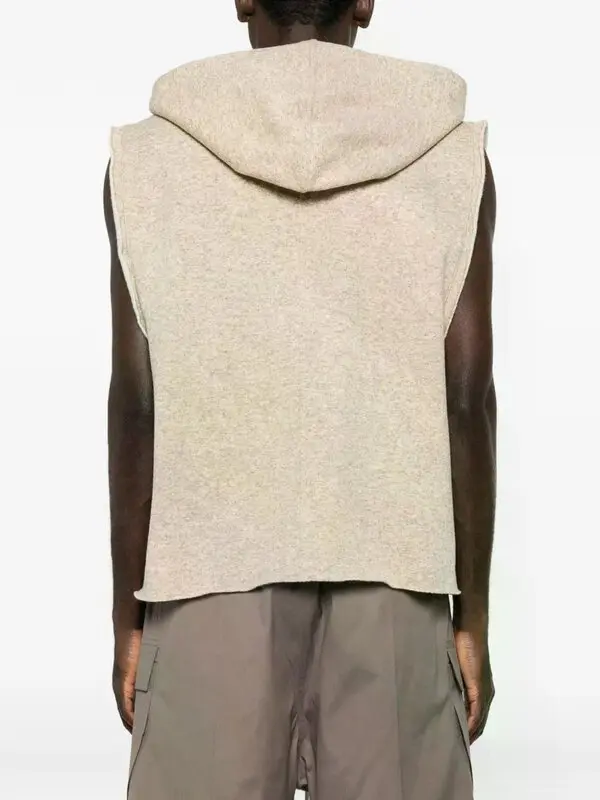 Rick Owens Sleeveless Hoodie Vest