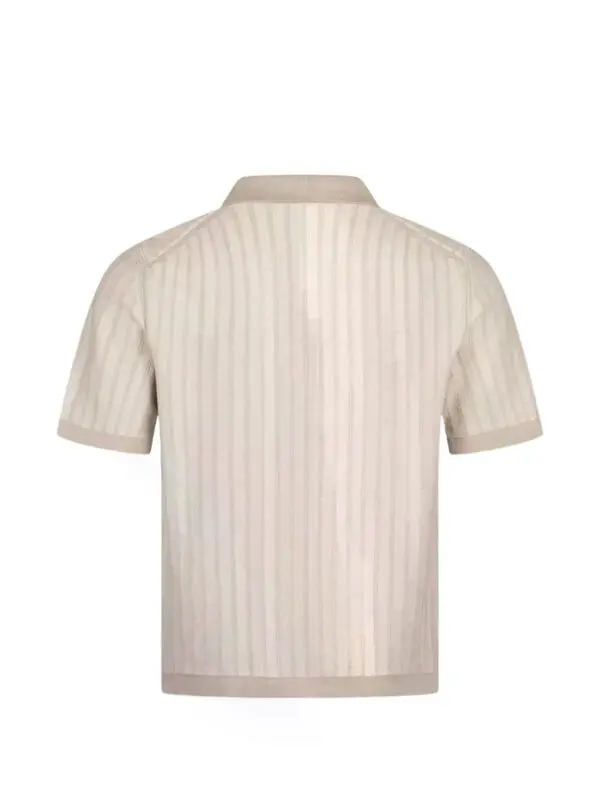 BOSS Ribbed-knit Short-sleeve Cardigan