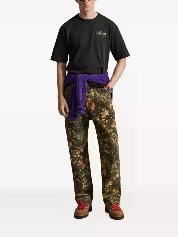 Polo Ralph Lauren Relaxed Fit Cotton T-shirt With Embroidered Graphic
