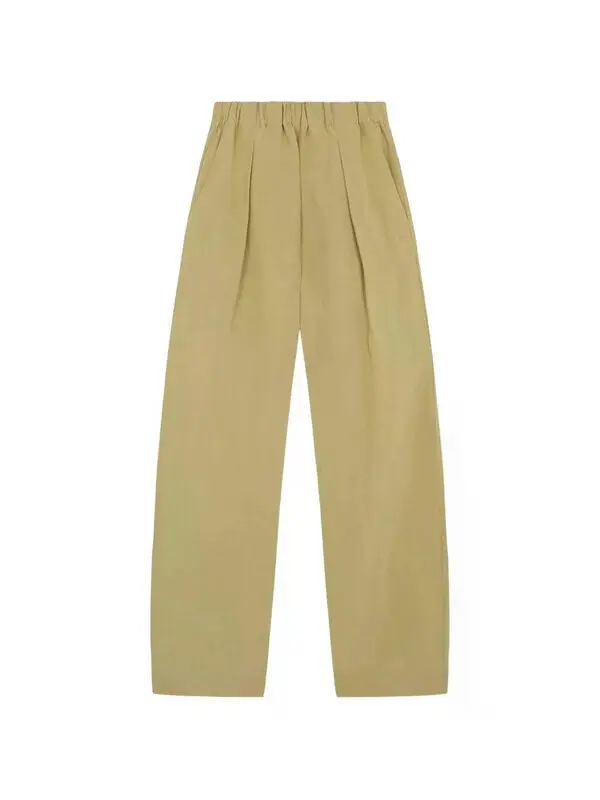 CORTANA Mel Pleated Straight-leg Trousers