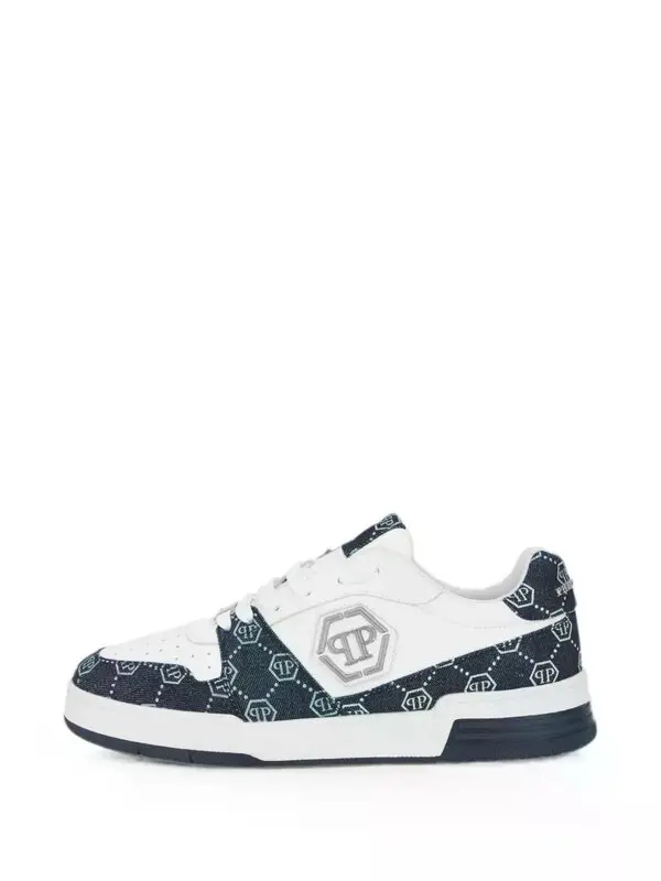 Philipp Plein Low-top Sneakers P-force Denim Monogram