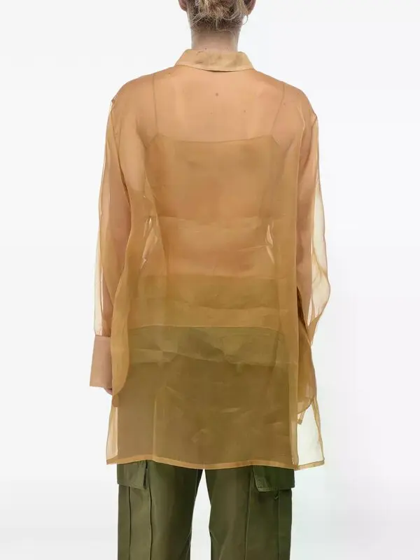 SUPER BLOND Silk Organza Shirt