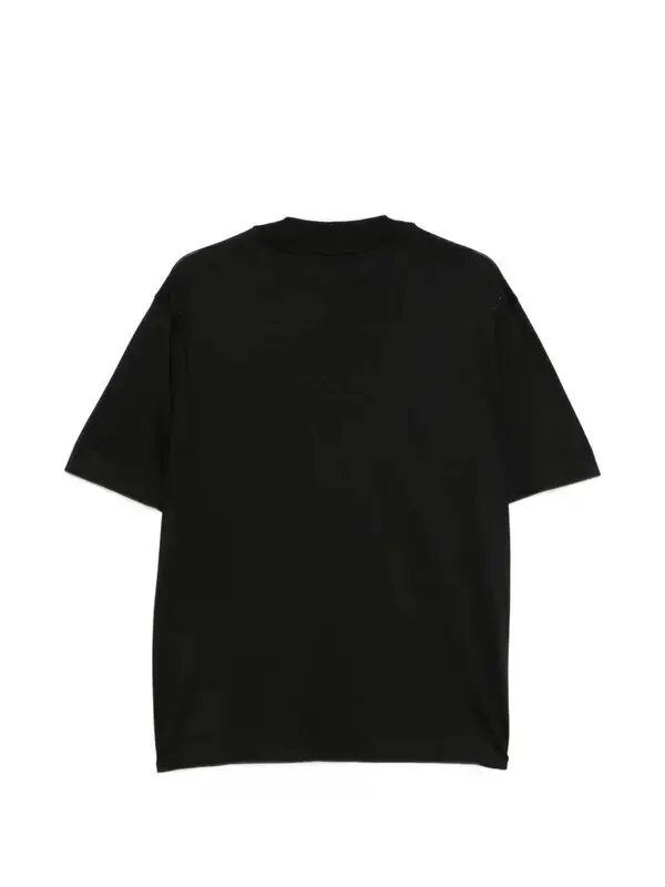 Emporio Armani Logo-embroidered T-shirt