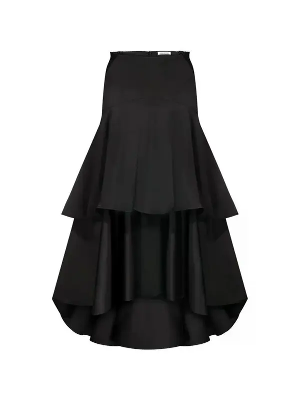 Anna October Haniya Tiered Maxi Skirt - Black
