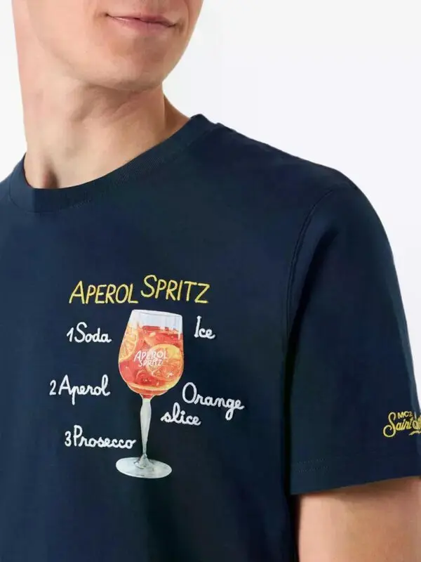 MC2 SAINT BARTH Aperol Spritz-print T-shirt
