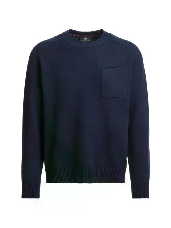 PARAJUMPERS Enego Patch-pocket Crew-neck Sweater