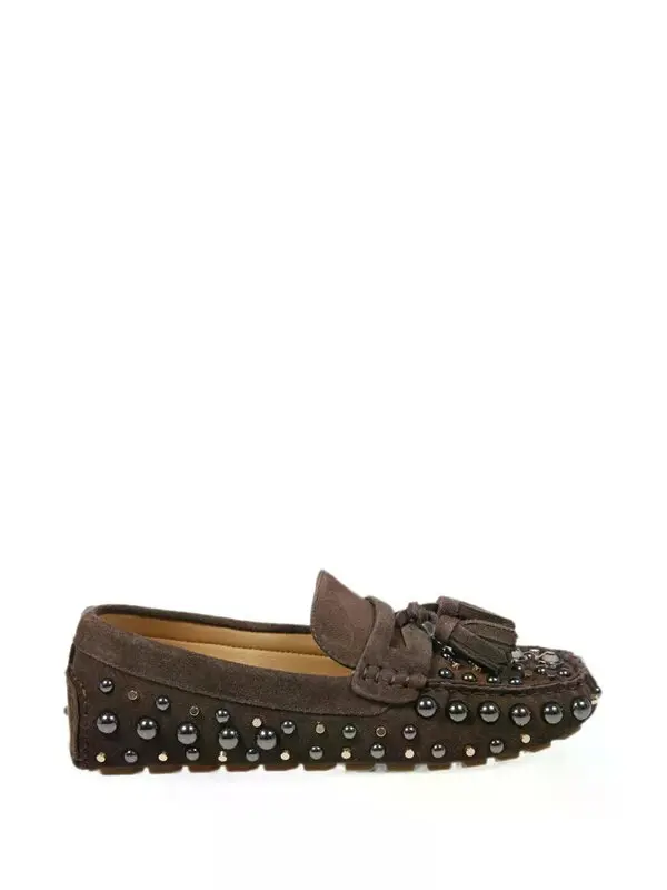 STRATEGIA SHOES Strategia Mykonos Stud-embellished Loafers