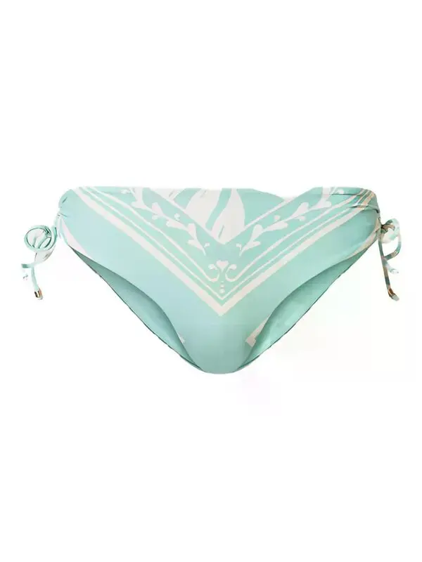 TWINSET Patterned Tie-side Bikini Bottoms - Blue