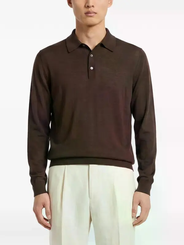 Kiton Long-sleeve Polo Shirt