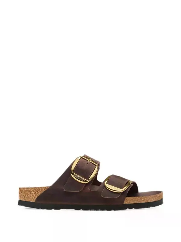 BIRKENSTOCK Arizona Oiled Leather Sandals - Brown