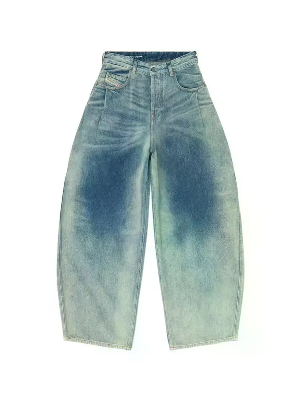 DIESEL® Relaxed Jeans High Waist 1987 D-khelz - Blue