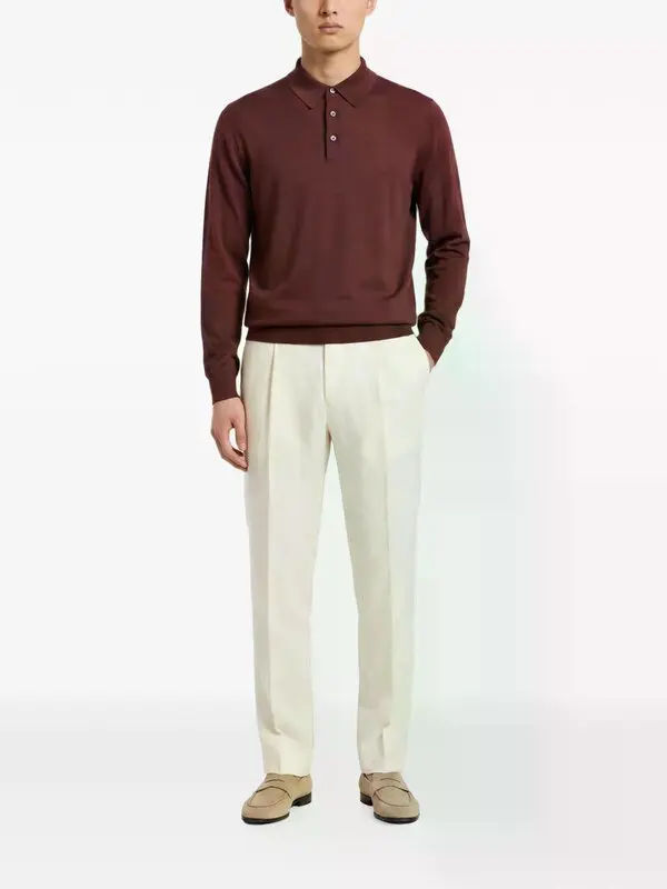Kiton Long-sleeve Polo Shirt