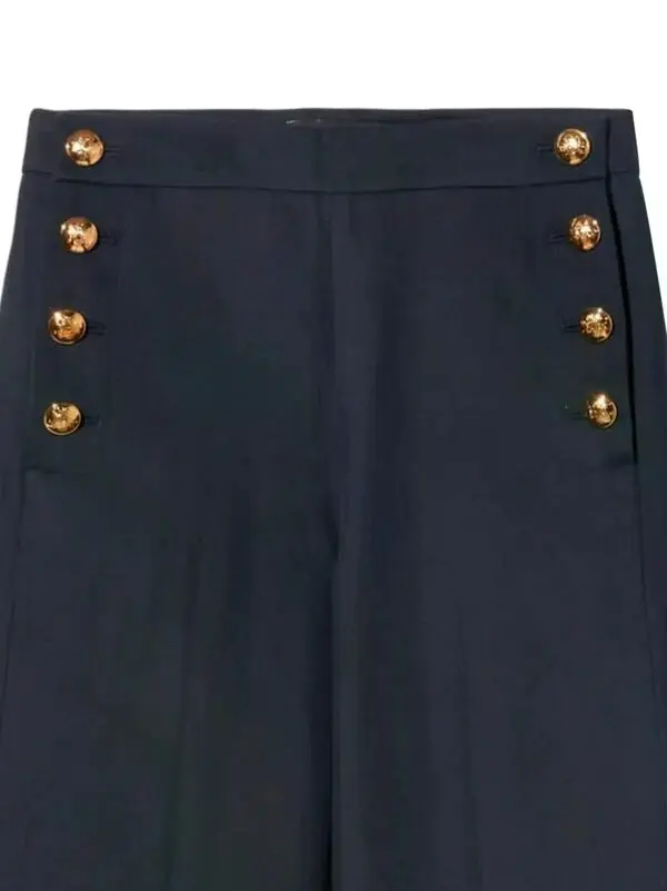 NILI LOTAN Reed Button-embellished Trousers