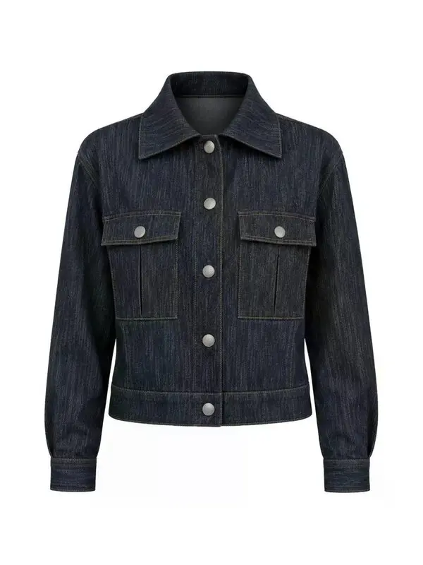 Eleventy Button-up Denim Jacket