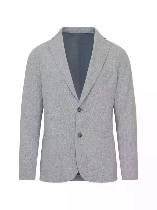 PATRICK ASSARAF Raw-edge Single-breasted Blazer