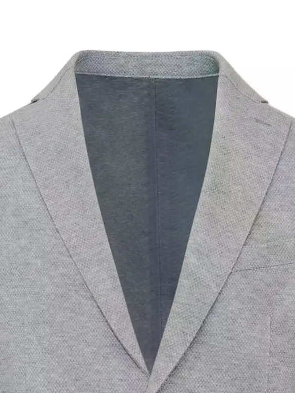 PATRICK ASSARAF Raw-edge Single-breasted Blazer