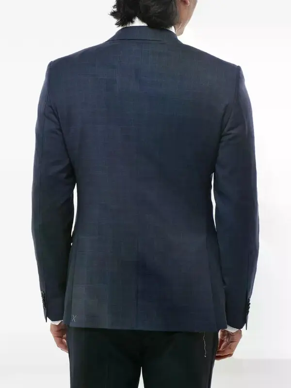 Corneliani Checked Single-breasted Blazer