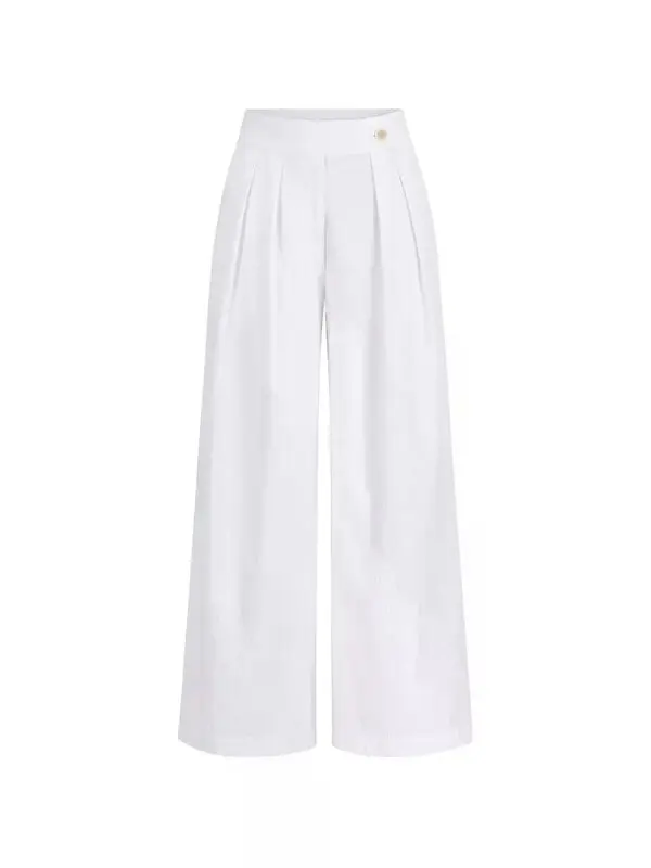 Sablyn Brooke Pleated Wide-leg Trousers