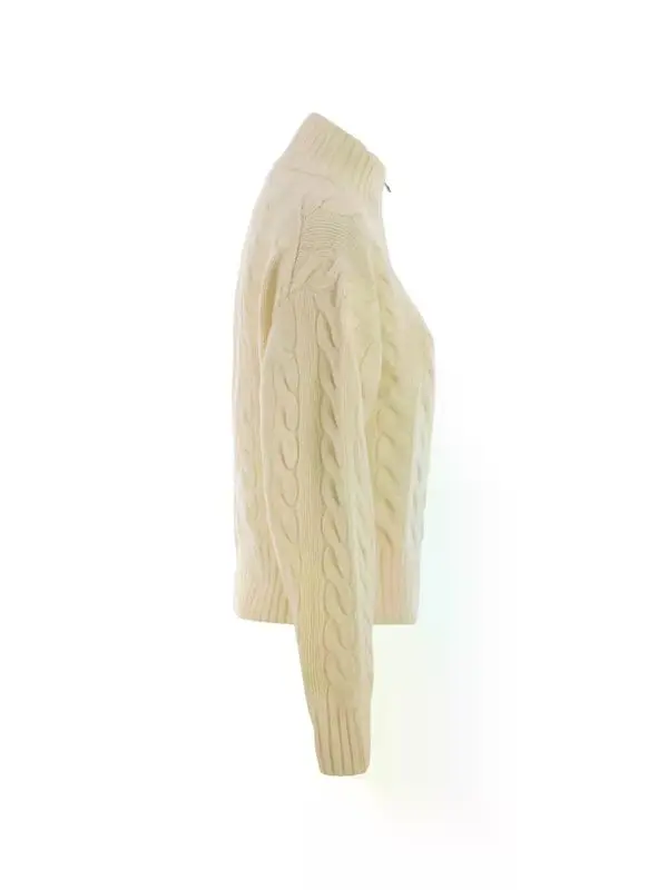 Polo Ralph Lauren Cable Wool-cashmere Half-zip Jumper