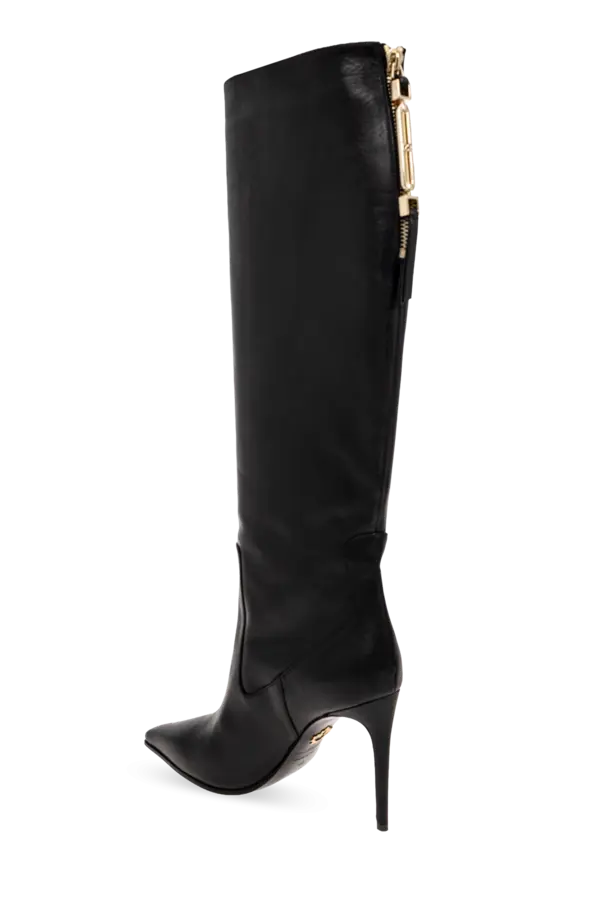 Dsquared2 Leather Heeled Boots