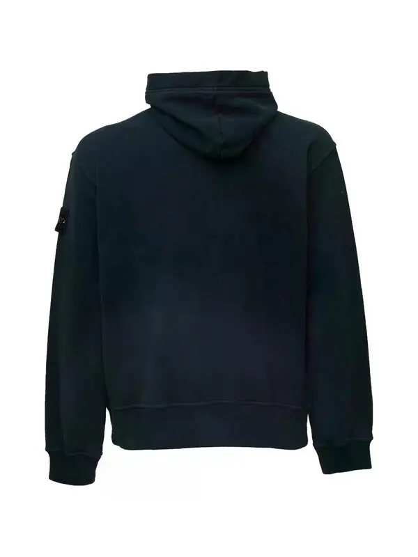 Stone Island Logo-patch Pouch-pocket Cotton Hoodie