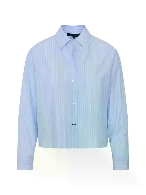 PATRICK ASSARAF Striped Boxy-fit Shirt