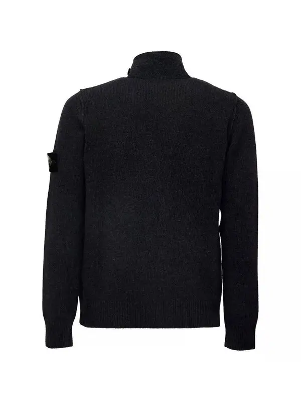 Stone Island Logo-patch Button-up Cardigan