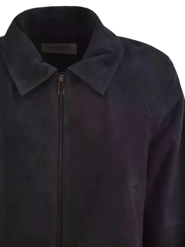 Max Mara Suede Raglan-sleeve Jacket