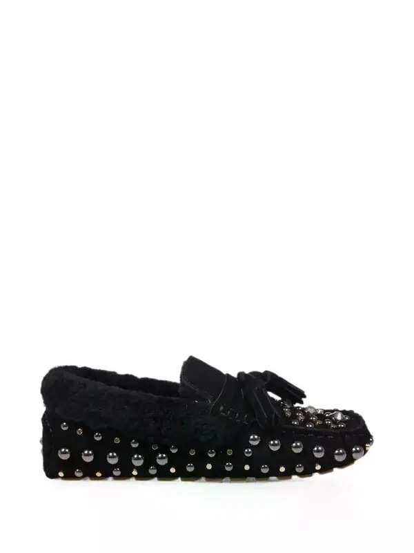 STRATEGIA SHOES Stud-embellished Tassel Loafers