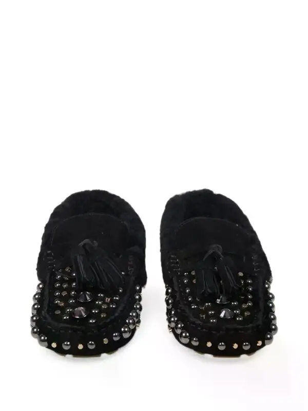 STRATEGIA SHOES Stud-embellished Tassel Loafers