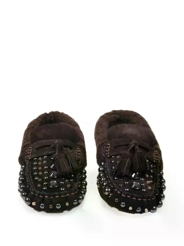 STRATEGIA SHOES Studded Tassel Loafers