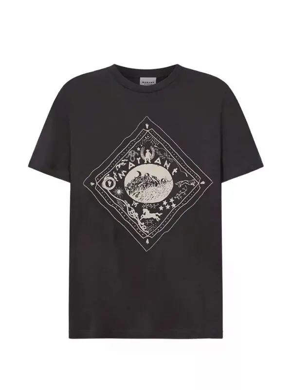 MARANT ETOILE Zewel" Printed Cotton T-shirt
