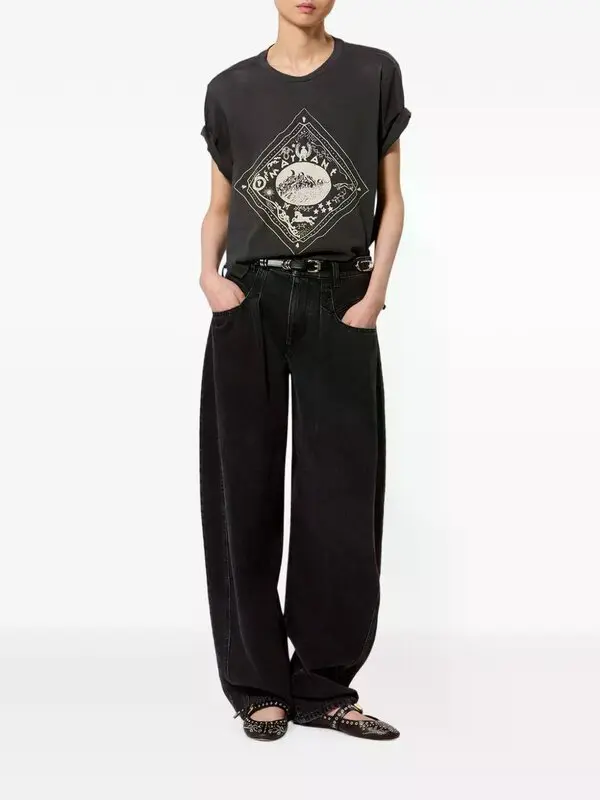 MARANT ETOILE Zewel" Printed Cotton T-shirt