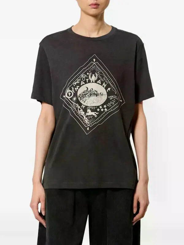MARANT ETOILE Zewel" Printed Cotton T-shirt