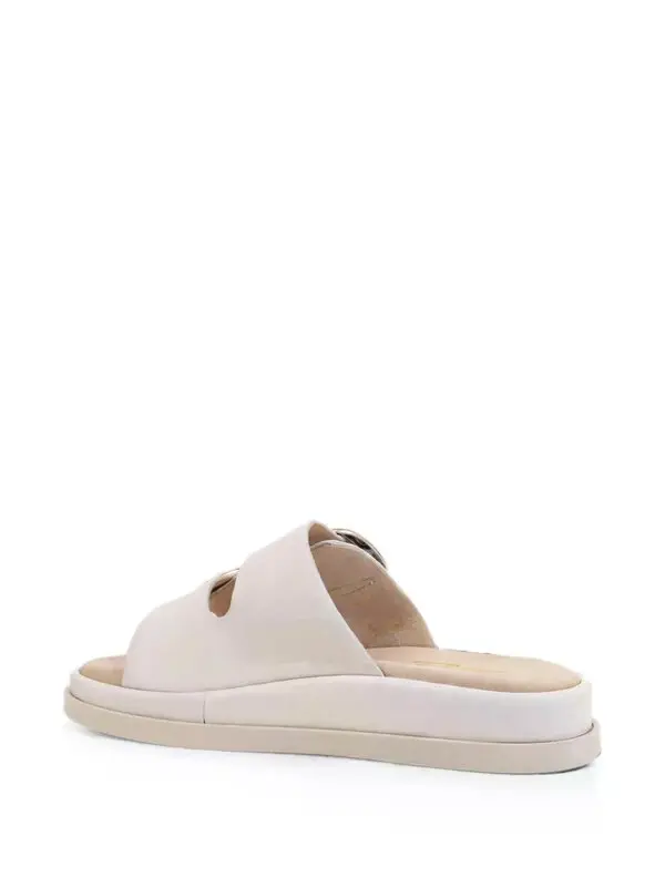 SERGIO MORETTI FIRENZE Buckle-fastening Leather Sandals