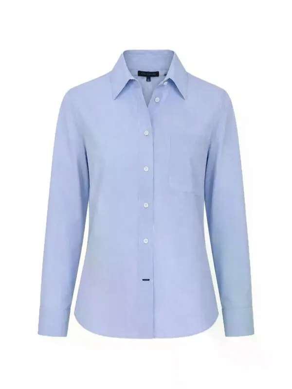 PATRICK ASSARAF Striped Long-sleeve Shirt - Blue