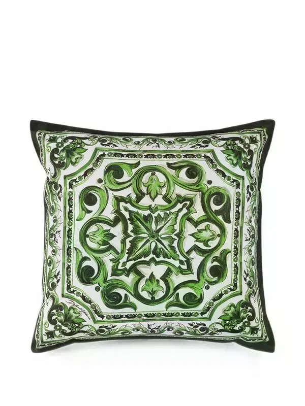 DOLCE & GABBANA CASA Maiolica Pattern Cushion