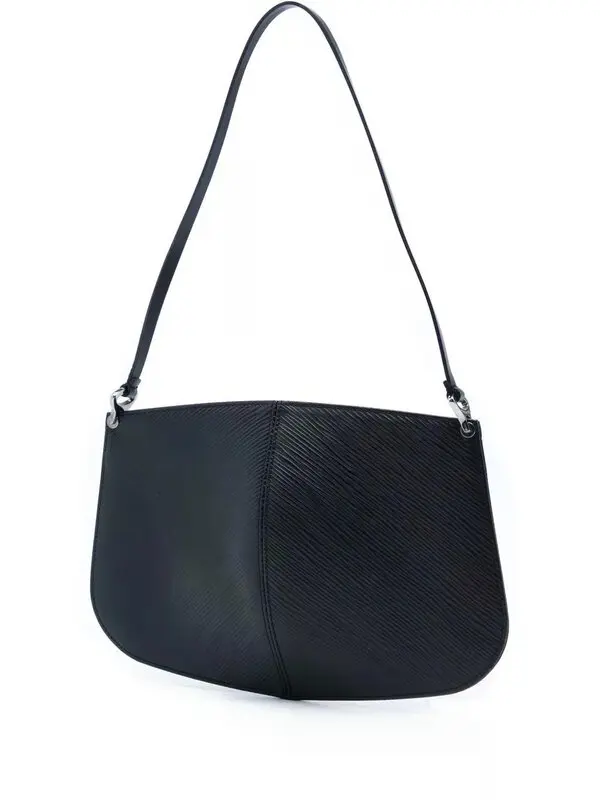 LOUIS VUITTON Epi Demi Lune Pochette Shoulder Bag - Black