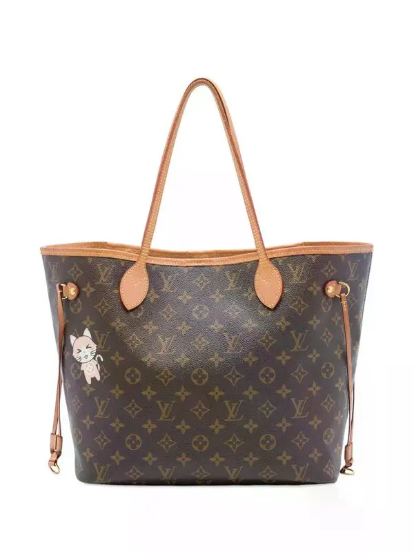 LOUIS VUITTON 2020 Monogram Catogram Neverfull Mm Tote Bag