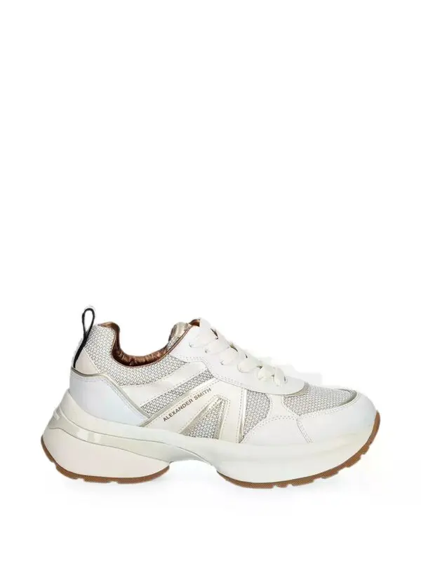 ALEXANDER SMITH Victoria Paneled Chunky Sole Sneakers