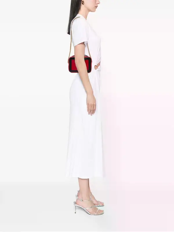 Valentino Garavani Nappa Leather Vlogo Camera Chain Bag - Red