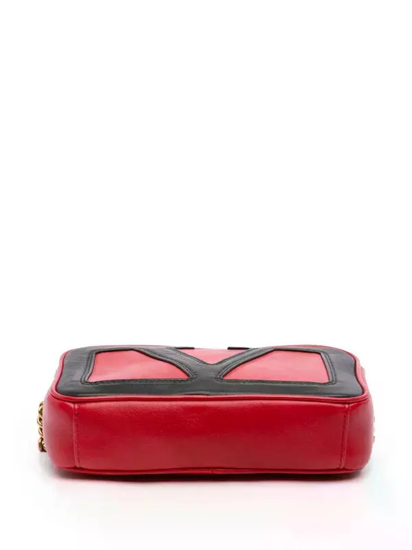 Valentino Garavani Nappa Leather Vlogo Camera Chain Bag - Red