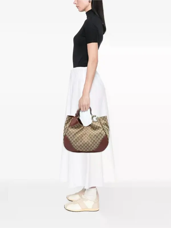 Gucci Gg Canvas Charlotte Tote Bag - Neutrals