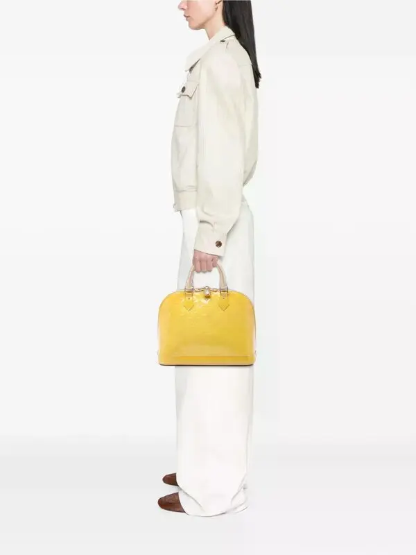 LOUIS VUITTON 2012 Monogram Vernis Alma Pm Handbag
