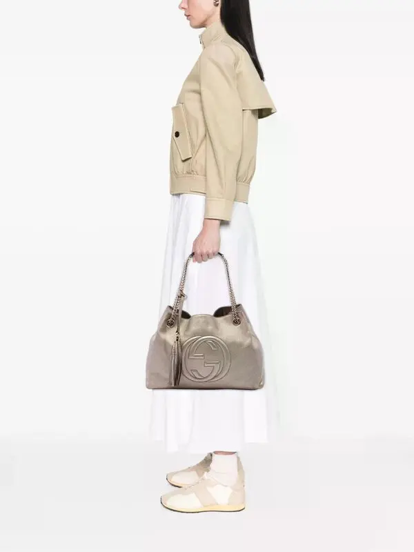 Gucci Soho Chain Tote Bag - Gold