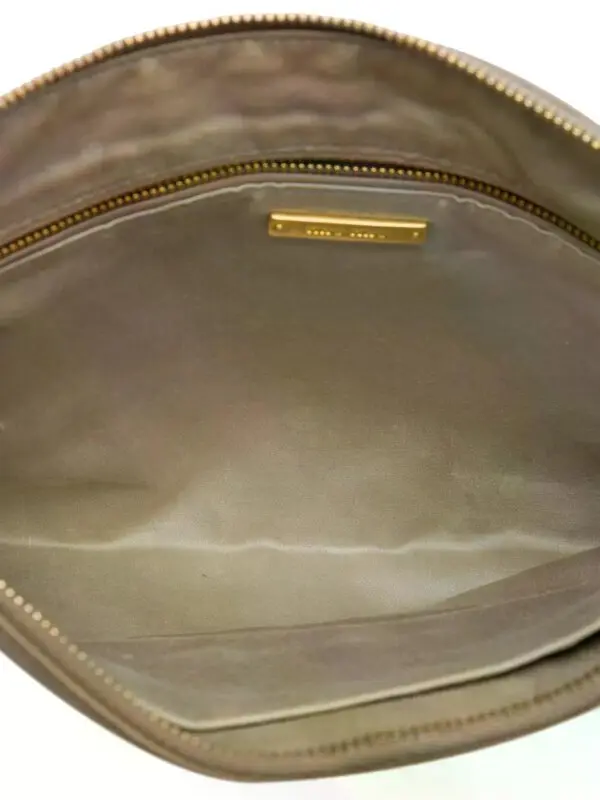 Miu Miu 2010-2026 Studded Leather Zip Clutch Bag